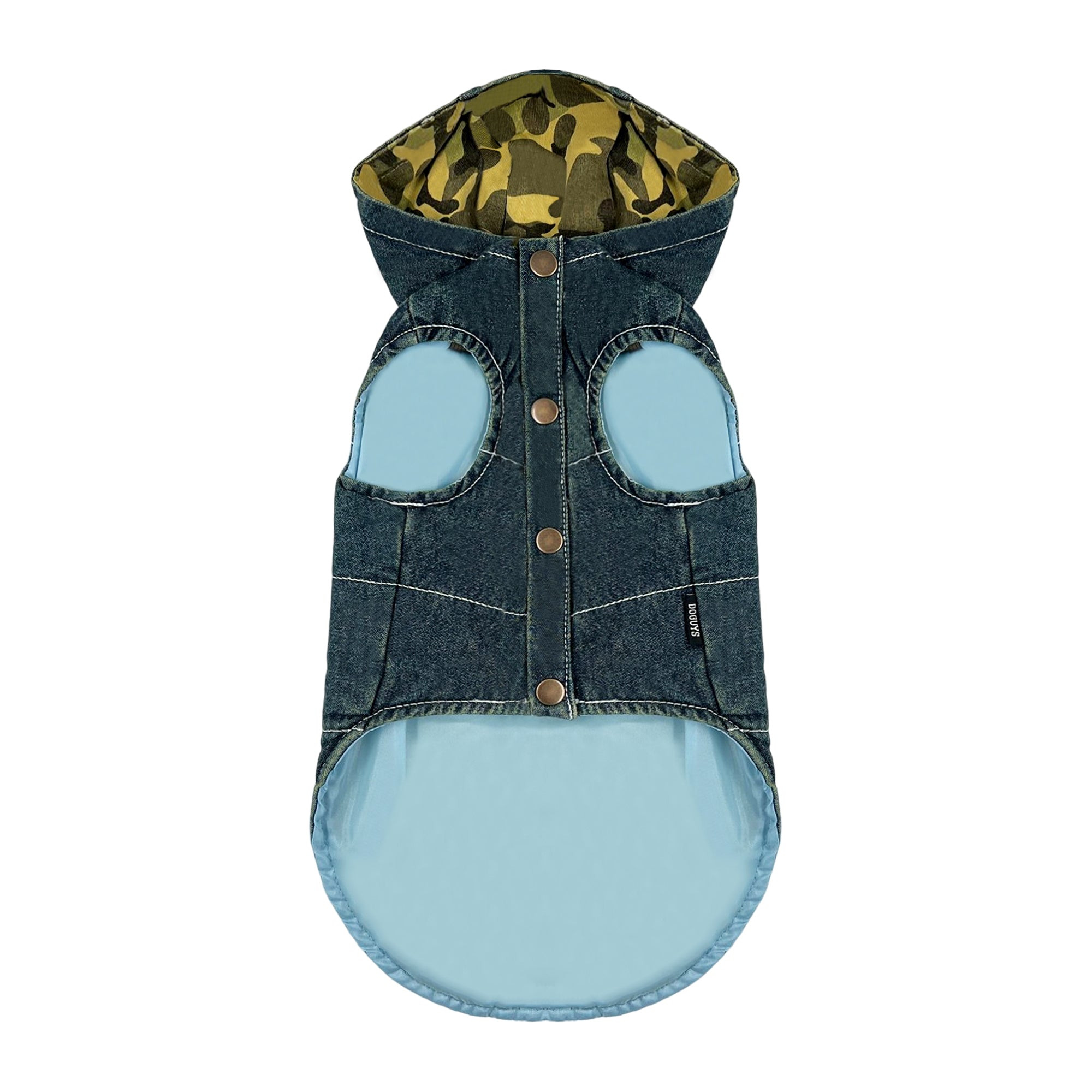 PUPPY DOG CLOTHING SERIES CAMOU DEMIN DG.ARMY BLUE – LittleFurryFriendsCo