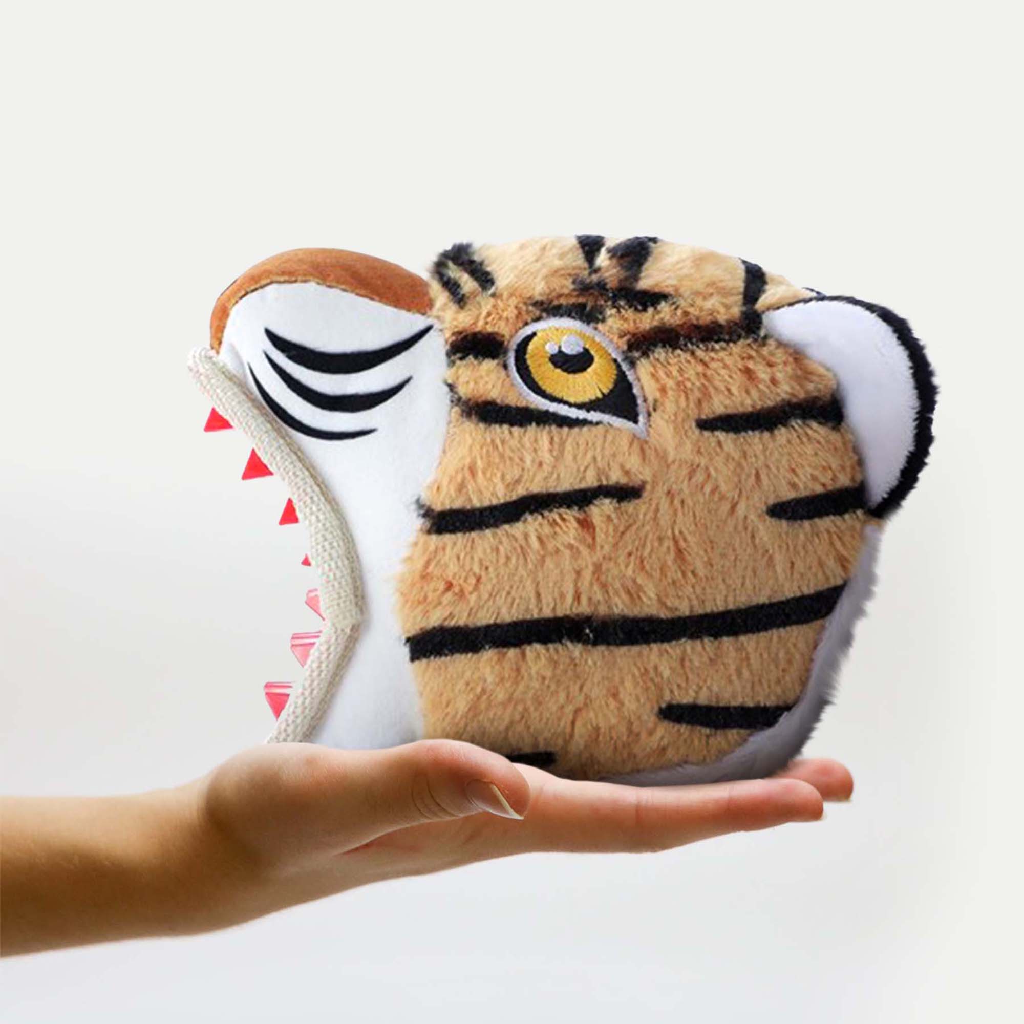 BIG BITER TIGER TPR + PLUSH – LittleFurryFriendsCo